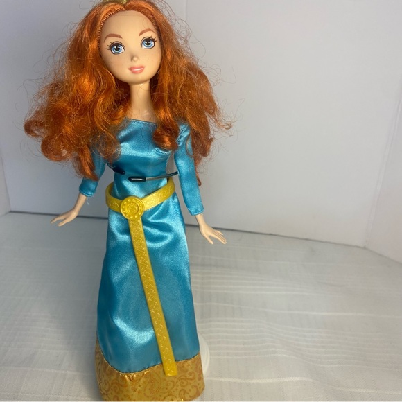 Disney | Toys | Disney Doll Merida From Brave Original Blue Gold ...